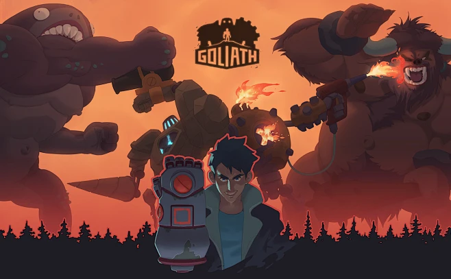 Goliath – game promo art and teaser : Promo art and animated teaser for ...