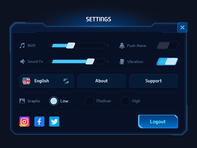 GUI PRO Kit 科幻生存