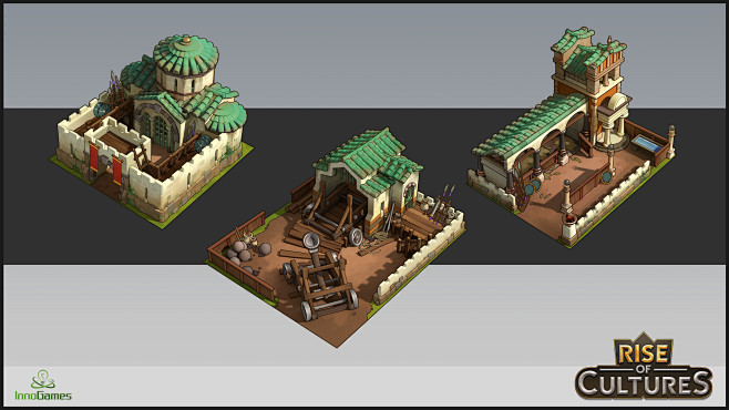 {游戏系列}美国 Rise of Cultures 文明崛起（UI,角色，场景）拜占庭时代