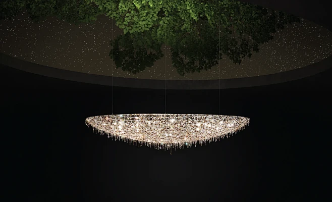 Iceberg Crystal Chandelier | Manooi Crystal Chandeliers图片_软装设计-灯具图片素材-花瓣网