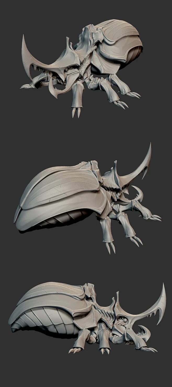 Neverwinter Beetle Mount Sculpt, Xavier Coelho-Kostolny : Created for ...