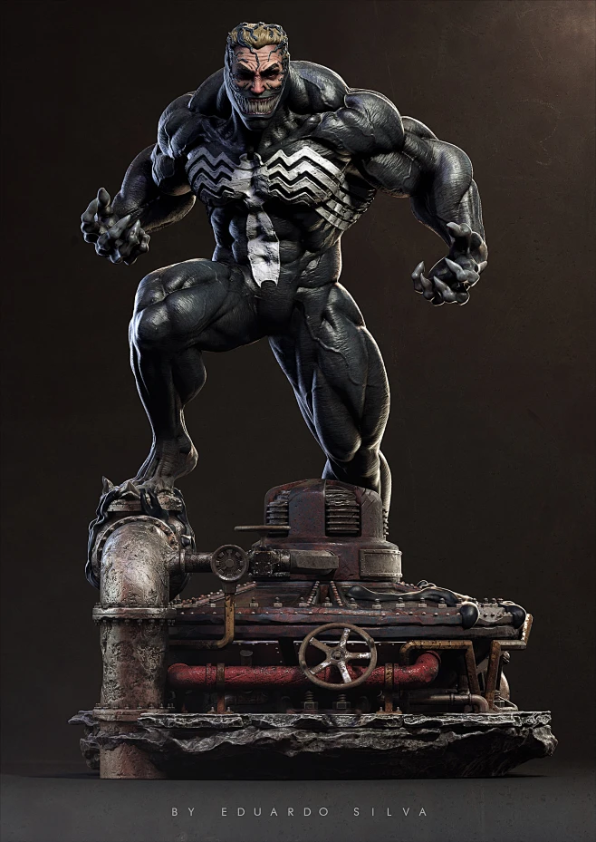 Venom Fan art, Eduardo Silva : Hey guys, I did this Venom fan art I ...
