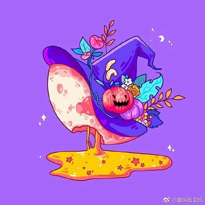 Art丨韩国插画家Yeling笔下的少女心小物，配色和造型都敲可爱的呀。 -花瓣网