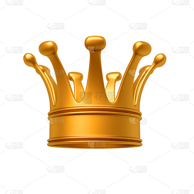 王冠,黄金,白色背景,分离着色,加冕式,王子,侍从,领导能力,三维图形,灵感