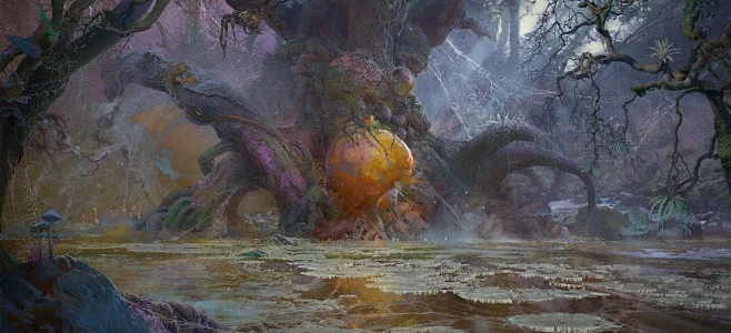 daniel-romanovsky-spider-tree.jpg (1920×876)图片_概念设计图片素材-花瓣网
