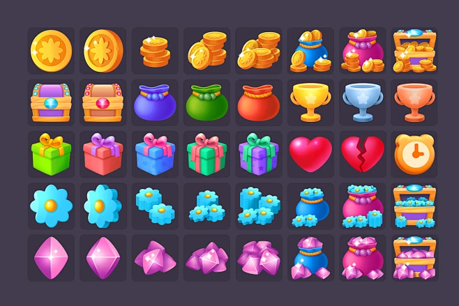 artist artwork cartoon casual game Digital Art Drawing game Icon UI ...