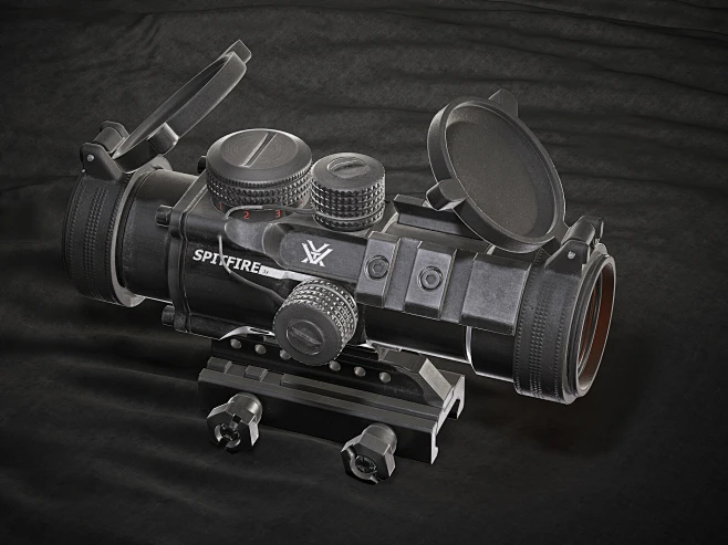 Prism scope "Vortex Spitfire 3x" , Daniil "DenHelen" Maximov : Prism Scope 25,531 tris 4k ...