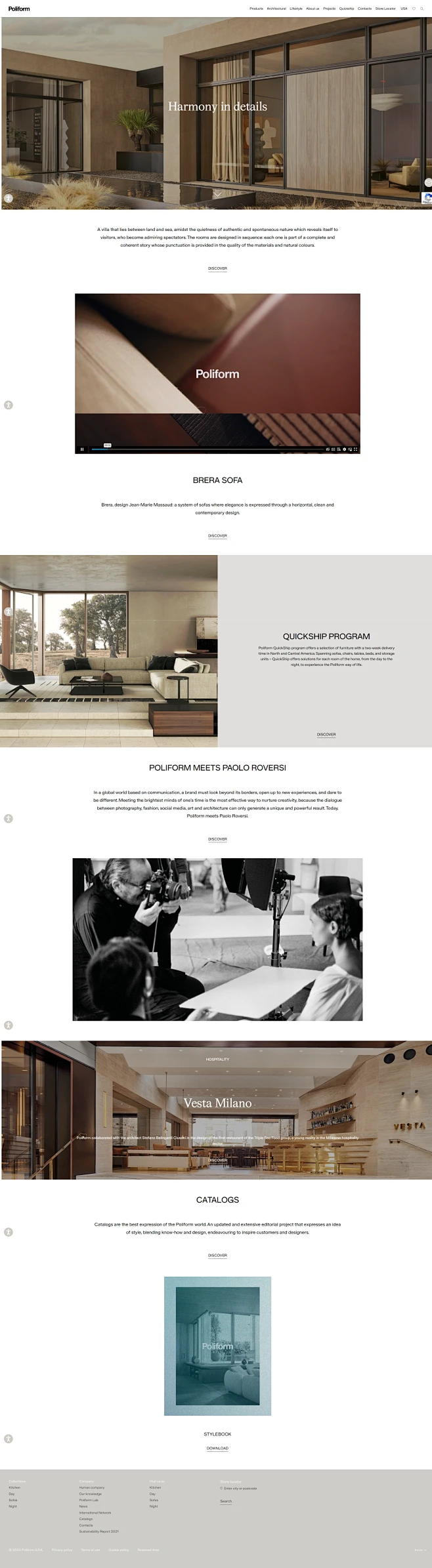 Poliform contemporary and modern furniture | Poliform-花瓣网