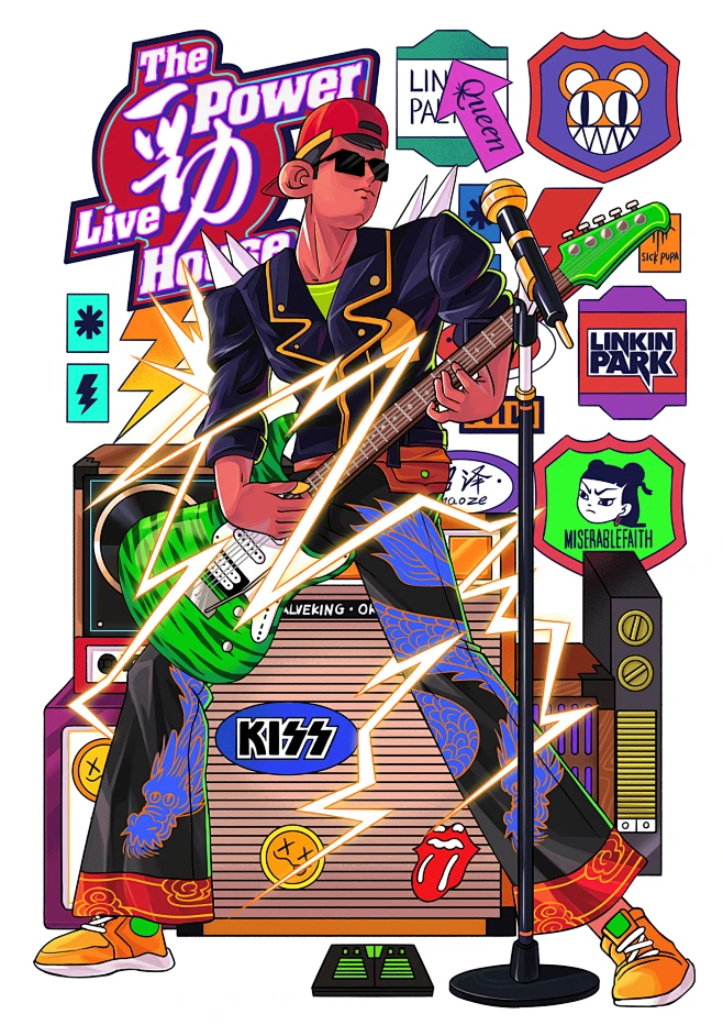 Image may contain: cartoon, poster and art-花瓣网