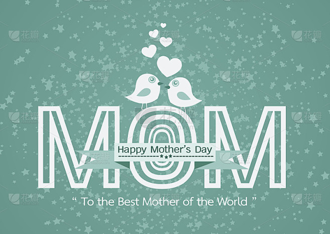 母亲节快乐贺卡设计给你的妈妈