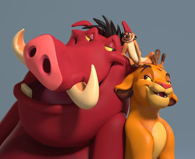 Hakuna Matata , Kaleb Rice : Timon Pumba and Simba from Disney's The ...
