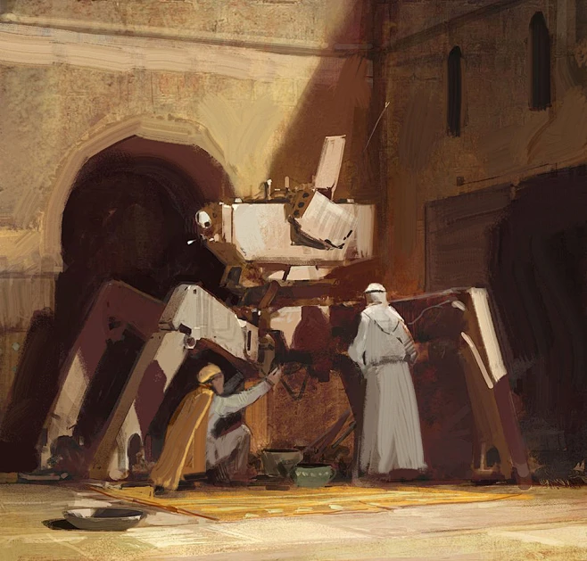 Mechs, John Park : Some mech tutorials paintings I did awhile back www ...
