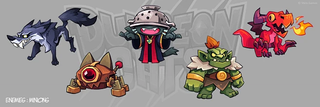 Dungeon Cats - Enemies-花瓣网