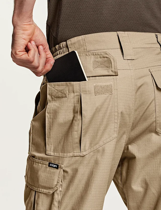Amazon.com: CQR Men's Tactical Pants, Water Resistant Ripstop Cargo ...