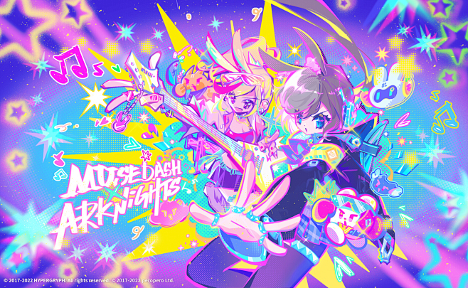 【Muse Dash】喵斯快跑全插图合集（明日方舟联动已更新） - 哔哩哔哩