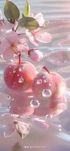 水蜜桃 桃子-花瓣网