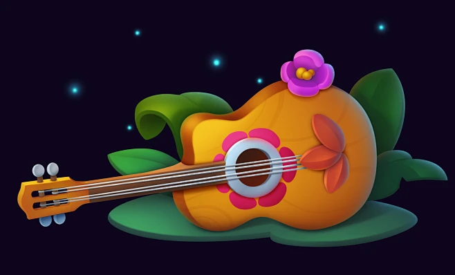 Game objects.-花瓣网