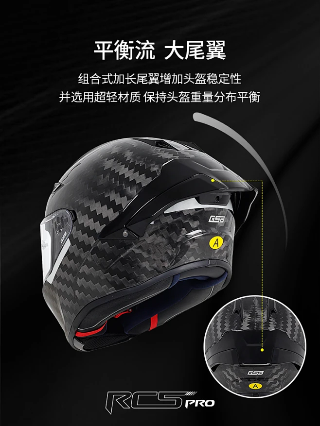 GSB摩托车头盔RC5碳纤维全覆式机车摩旅头盔骑行全盔FIM认证-tmall.com天猫-花瓣网