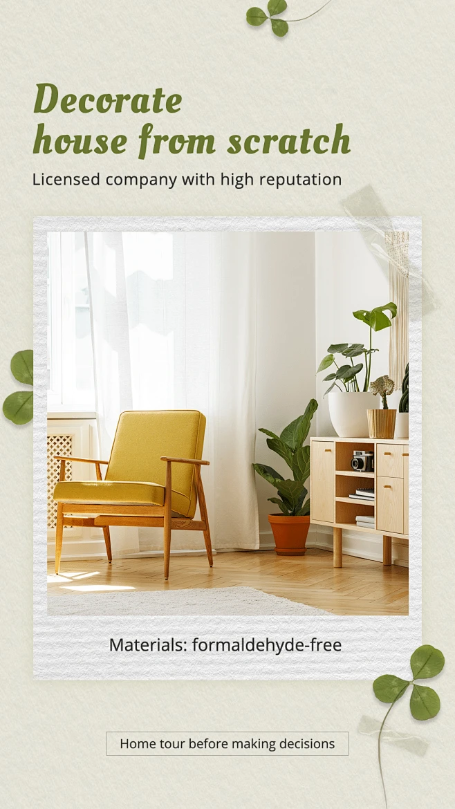 Home Decoration Services Company Business Promotion Ecommerce Story素材-花瓣网