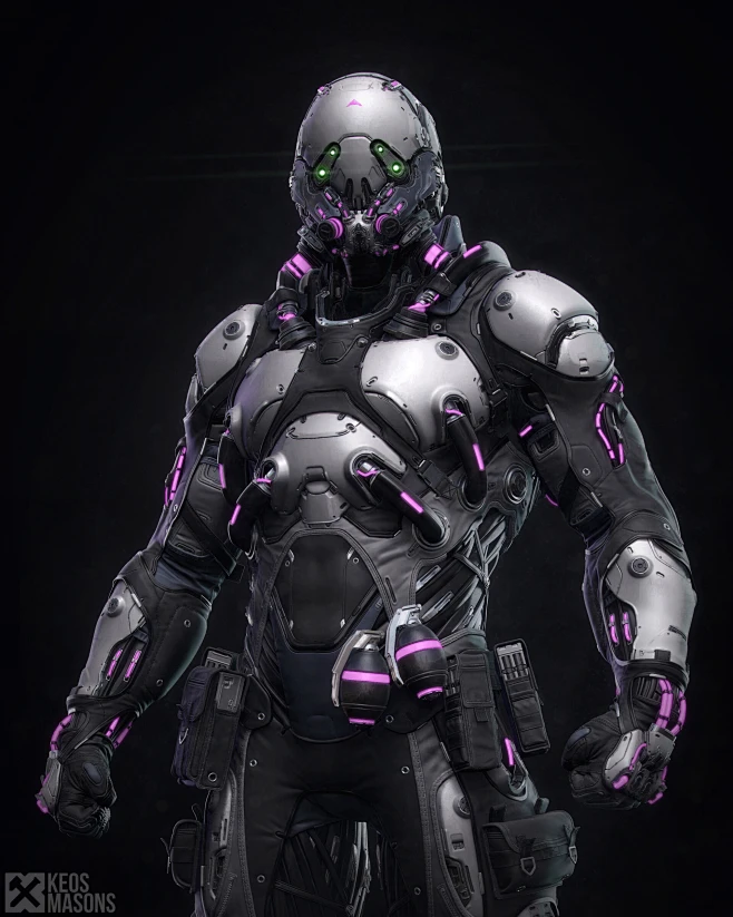 Vector Brigade's Brawler Unit, Marco Plouffe (Keos Masons) : Model made ...