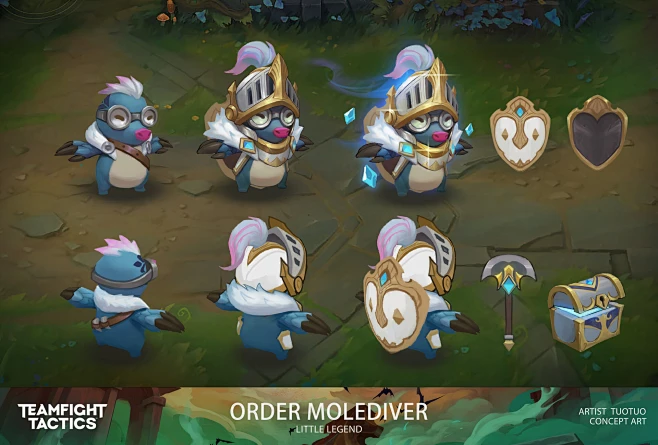 Riot Games Teamfight Tactics Reckoning: Dawn of Heroes Art Blast ...