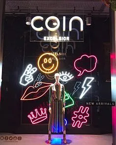 COIN EXCELSIOR DEPARTMENT STORE, Milan, Italy, "Neon Light Inspirations ...