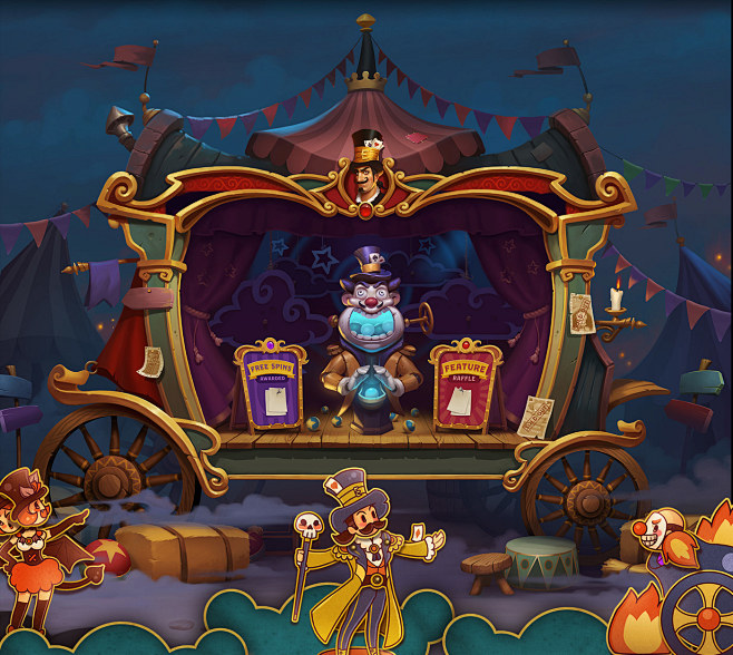 slot game 2D art casino social casino gambling game Gaming symbol logo Icon