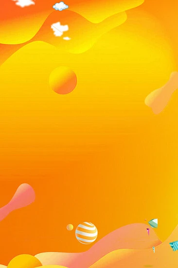 橙色背景图片-花瓣网