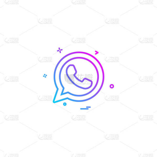 What sapp图标设计向量