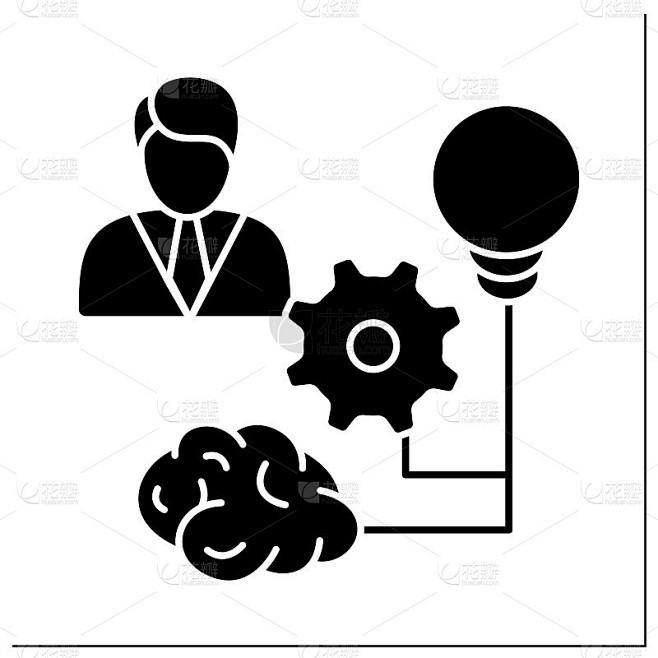 能力模型的字形图标