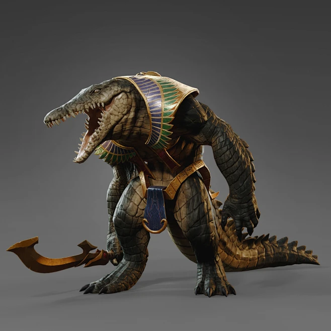 Ancient Egypt Crocodile Guard-花瓣网