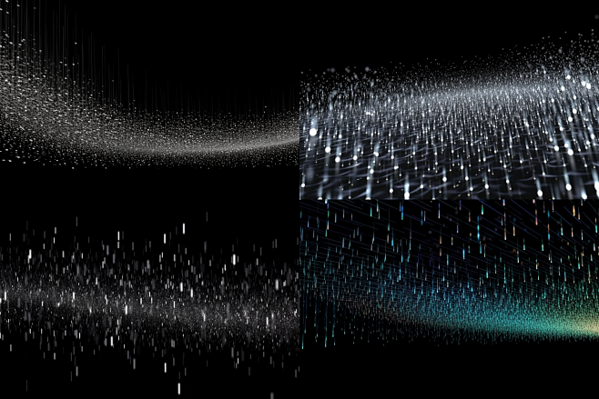 wangweizhi_stream_of_crystal_dots_flowing_from_left_to_right_be ...