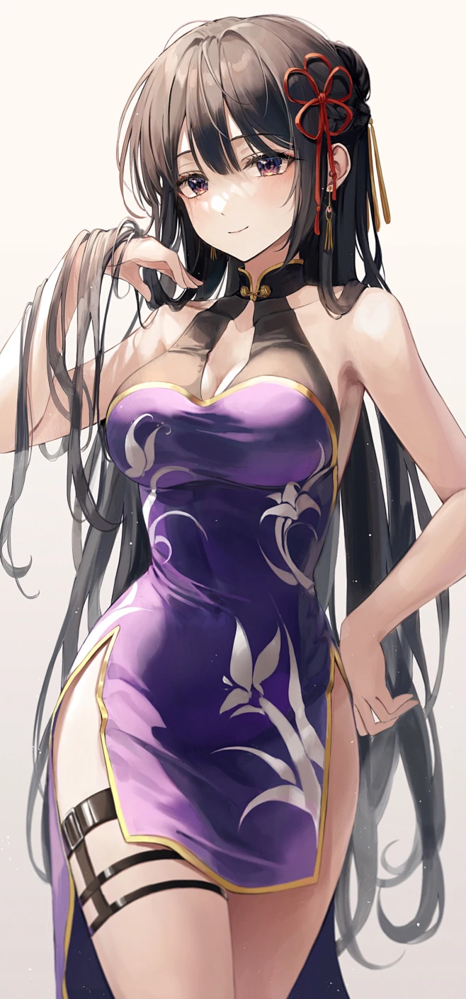 エキナ(에키나)twi: ekina 二次元少女 动漫壁纸 旗袍-花瓣网