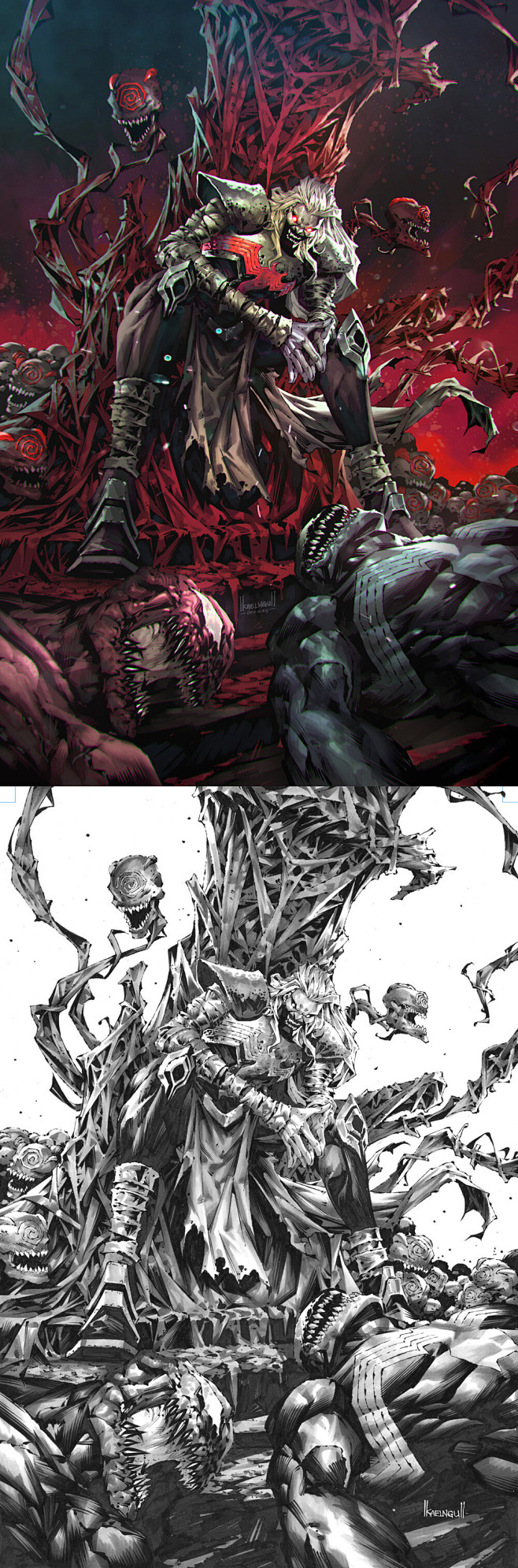 马来西亚 漫画艺术家：Kael Ngu 画作