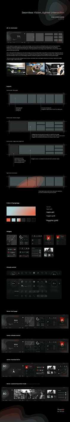 光感—Center Panel-花瓣网|陪你做生活的设计师 | ive Display car car screen Figma hmi ...