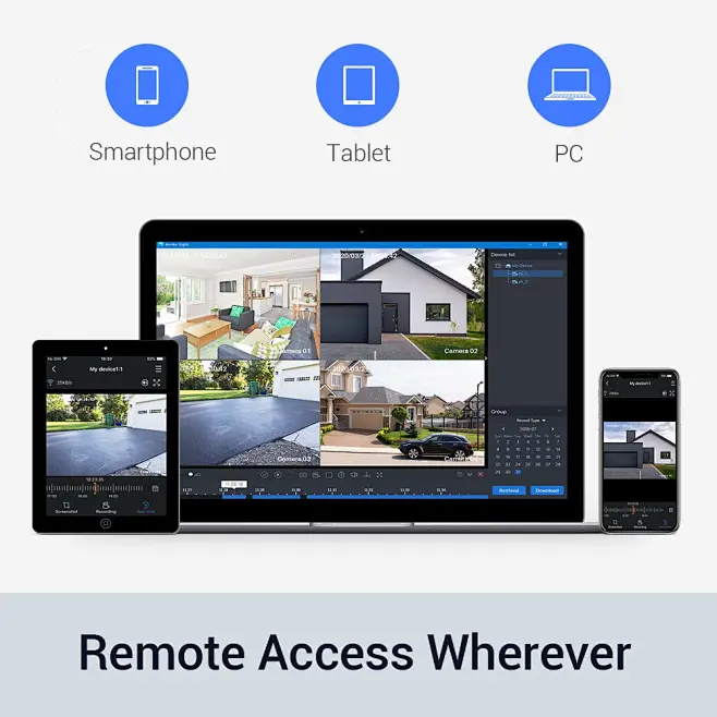 Amazon.com : ANNKE Wireless Security Camera System WiFi NVR Video Surveillance System with 1TB ...
