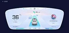 HAVP PARKING HMI By APOLLO 3d animation autonomous car autopilot car ...