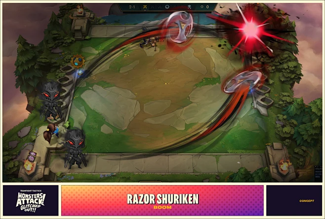 Teamfight Tactics | Set8.5 Monsters Attack: Glitched Out | Chibi Zed ...