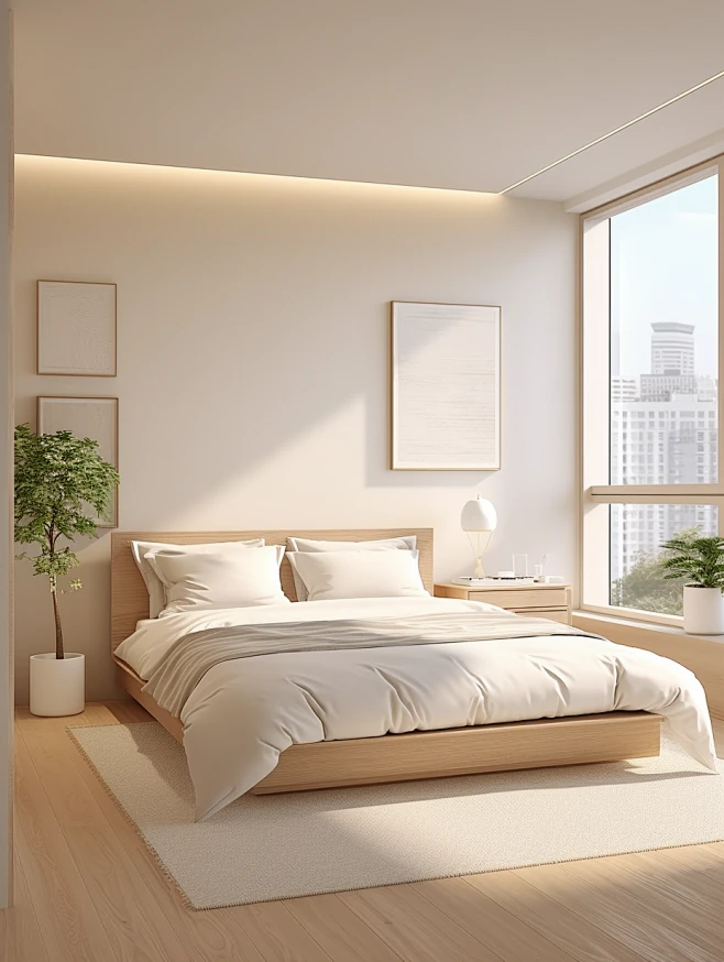 homelitira_A_clean_and_concise_bedroom_with_a_small_amount_of_f ...