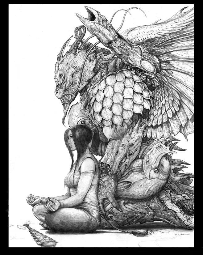 机械兽原画机械怪兽原画科幻怪兽原画来自cgbook.cn (535)图片_怪物图片素材-花瓣网