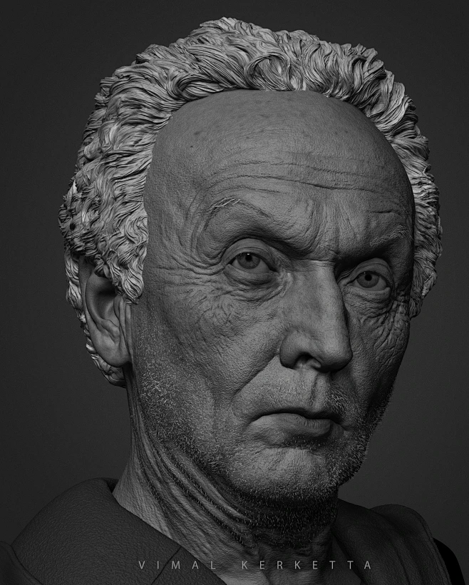 Jigsaw- John Kramer, Vimal Kerketta : Hey guys, likeness sculpt of John ...