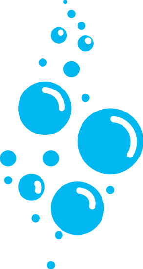 色块手绘简笔画山水自然简笔画元素泡泡