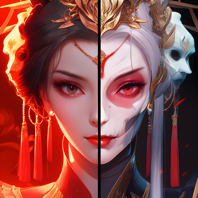 CXN-京剧女半脸icon-hzj(17)