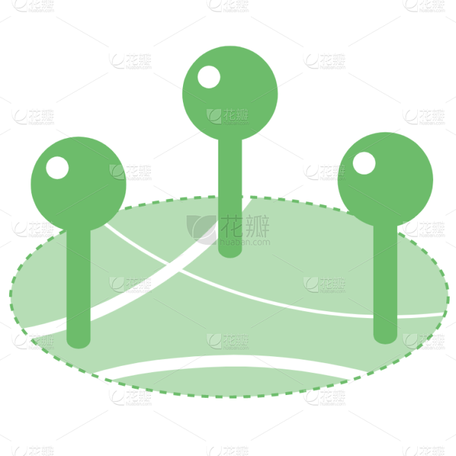 ICON-矢量地图导航定位图标8