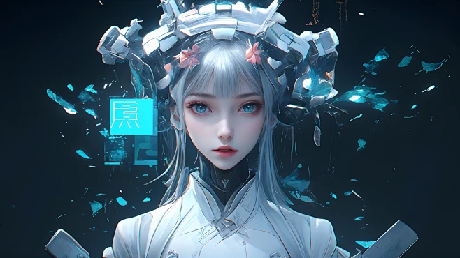 ZXM-赛博机甲女孩-hzj(4)-花瓣网