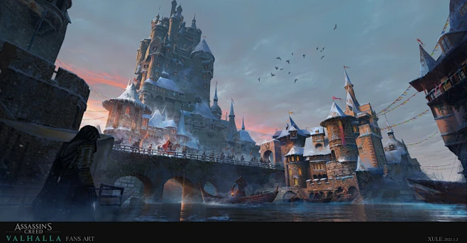 Assassin's Creed Valhalla Fans Art图片_场景概念图片素材-花瓣网