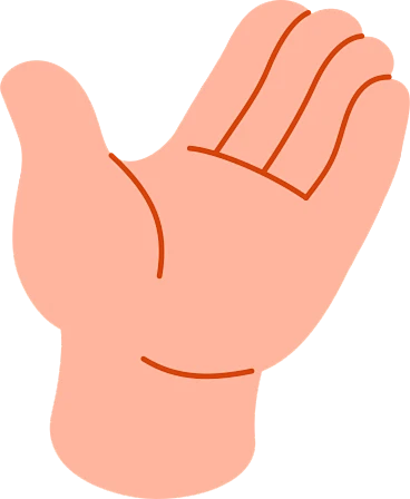 open palm PNG, SVG-花瓣网