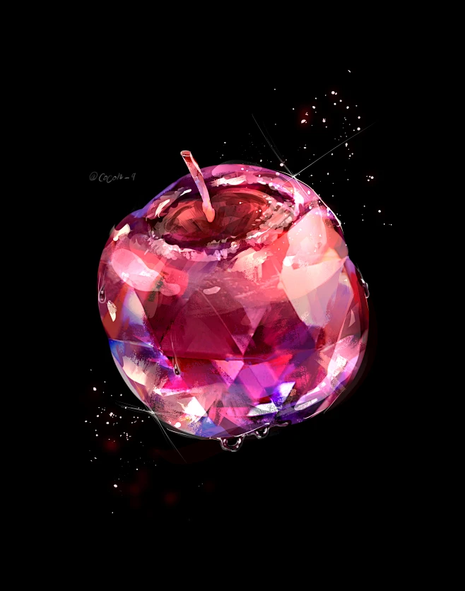 【P站画师】一位宝石画师，日本画师cocon的插画作品 | ACG17-花瓣网