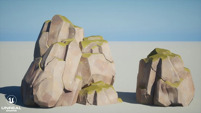 Rock Enivironment Props-花瓣网