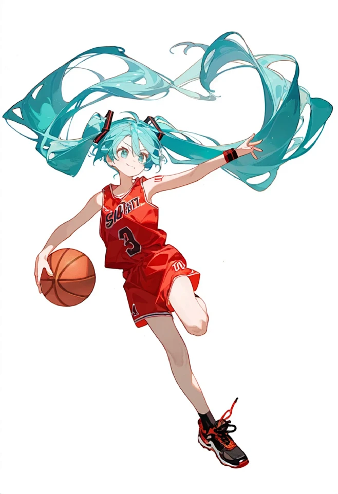 打篮球的miku-花瓣网